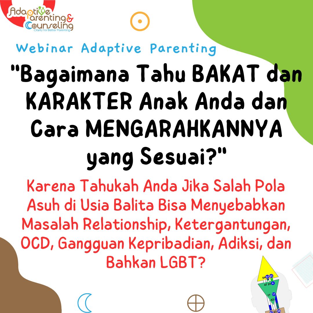 Webinar Adaptive Parenting “Bagaimana Tahu BAKAT dan KARAKTER Anak Anda ...